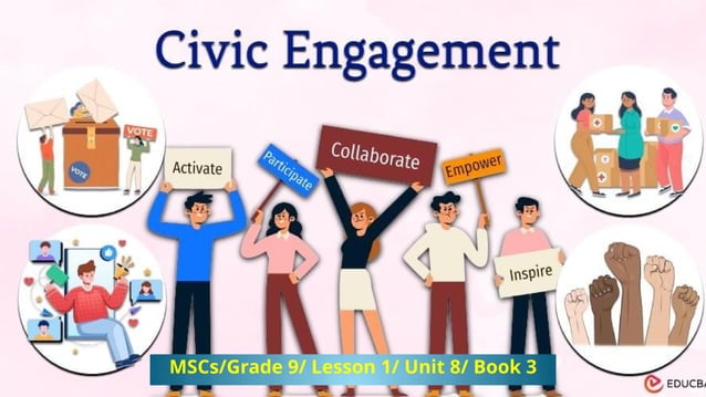 Civic Engagement MSCs/Grade 9/ Lesson 1/ Unit 8/ Book 3.pptx