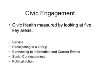 Civic engagement ppt lecture | PPSX