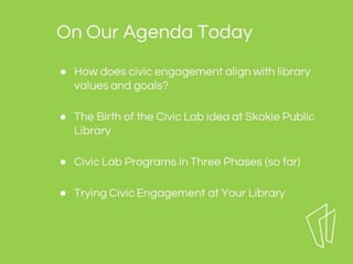 Civic Engagement through Library Programming | PPT