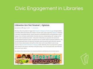Civic Engagement through Library Programming | PPT