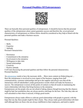 Civic Entrepreneurs | PDF