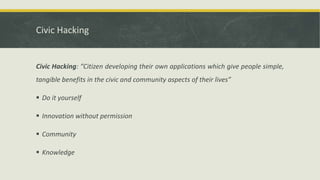 Hacking and Civic Hacking | PPT