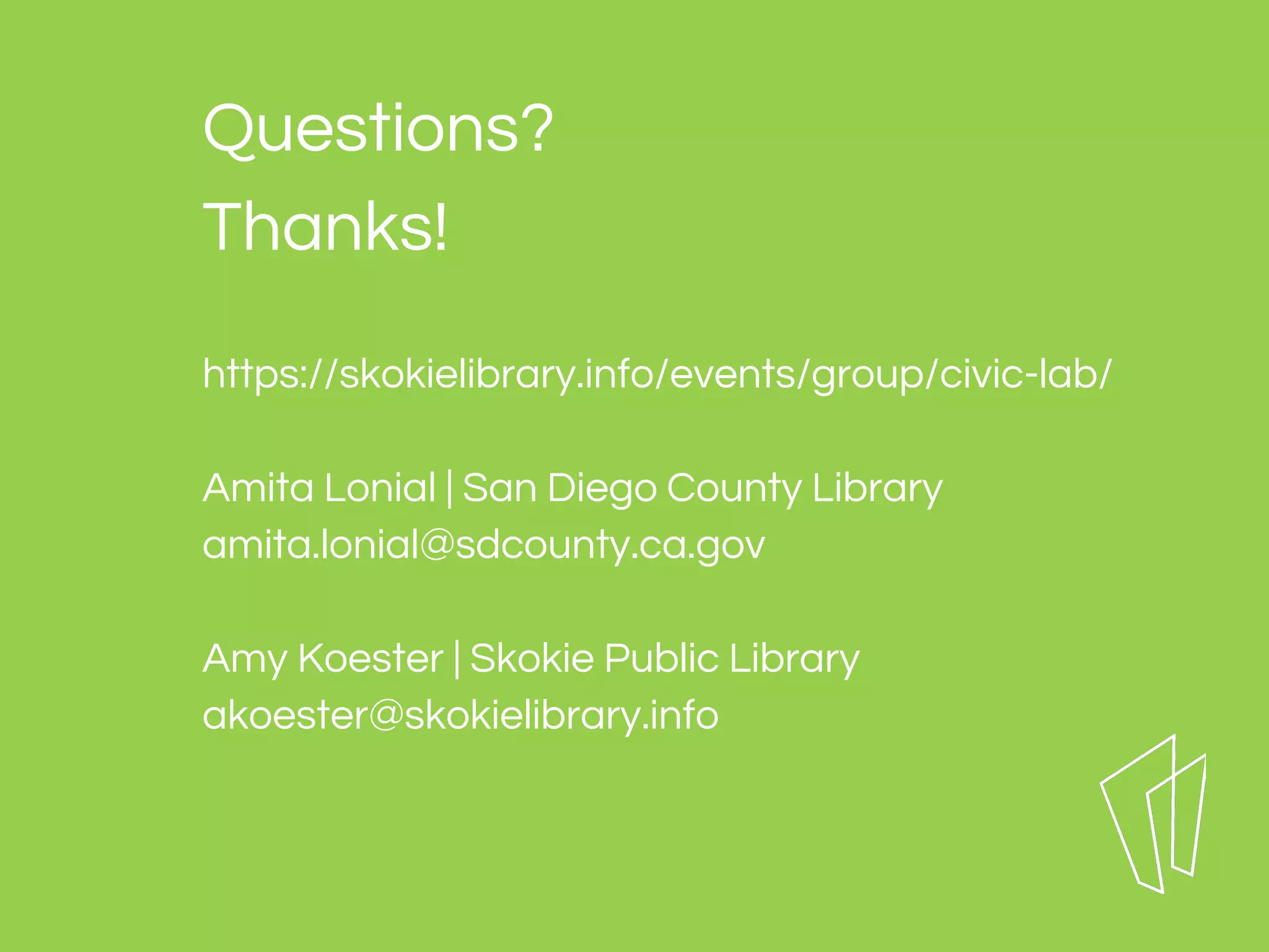 Building Civic Engagement with a Civic Lab | PPT