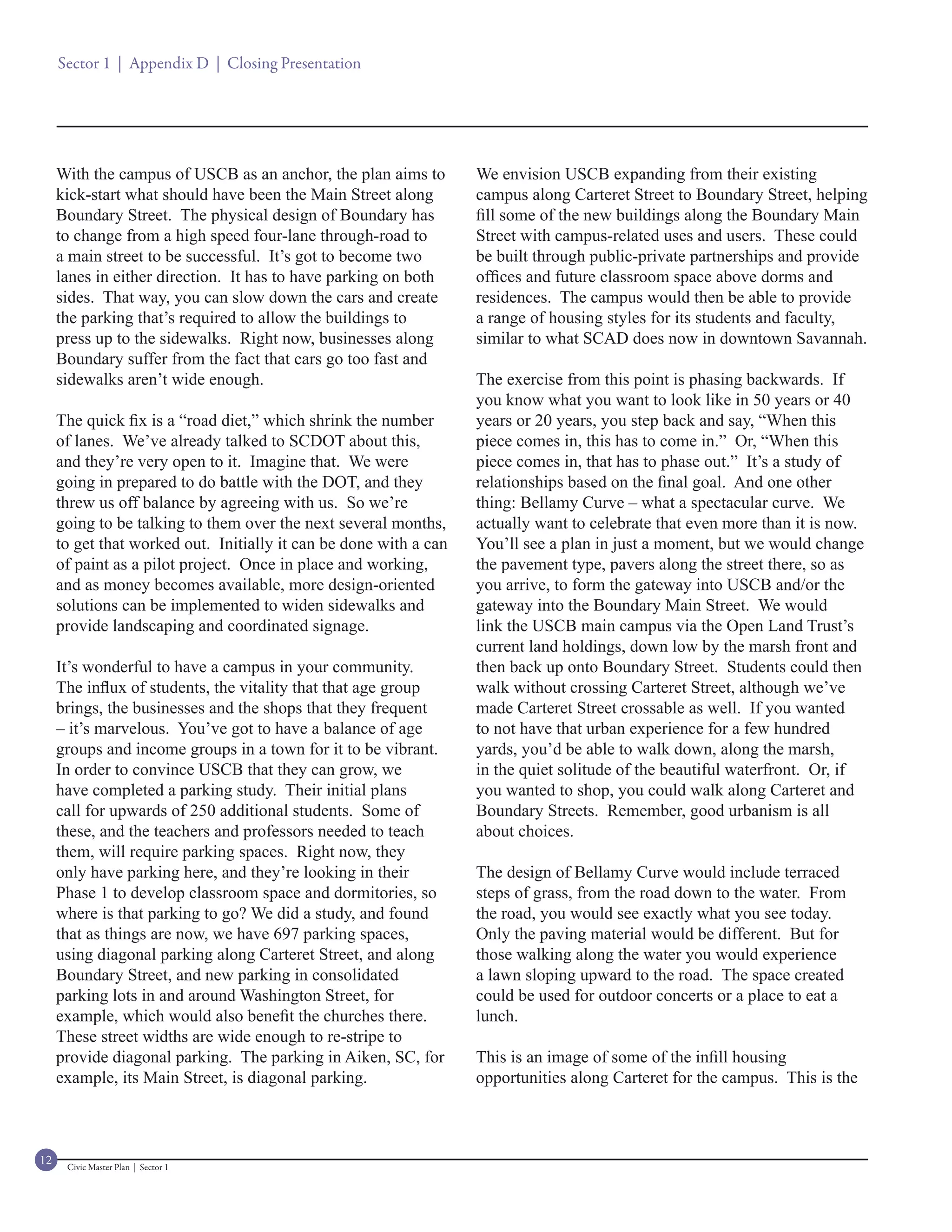 Civic masterplan sector1-appendixd | PDF