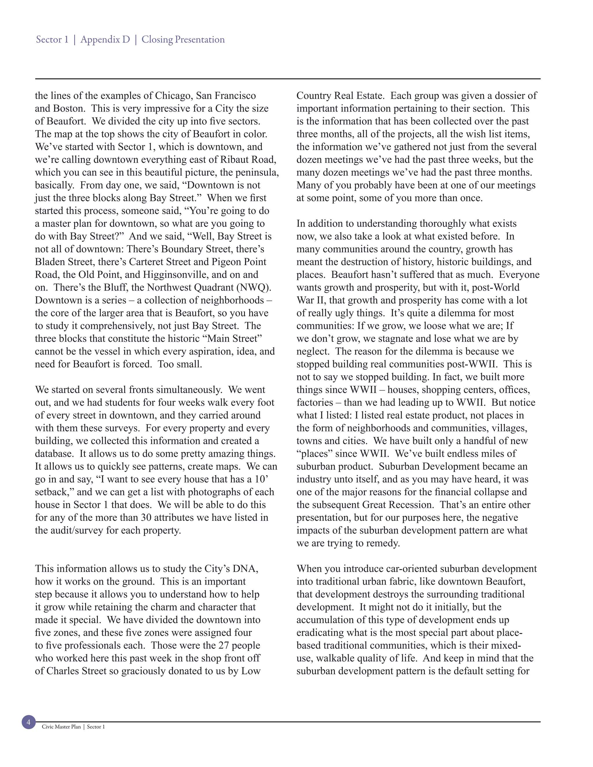 Civic masterplan sector1-appendixd | PDF