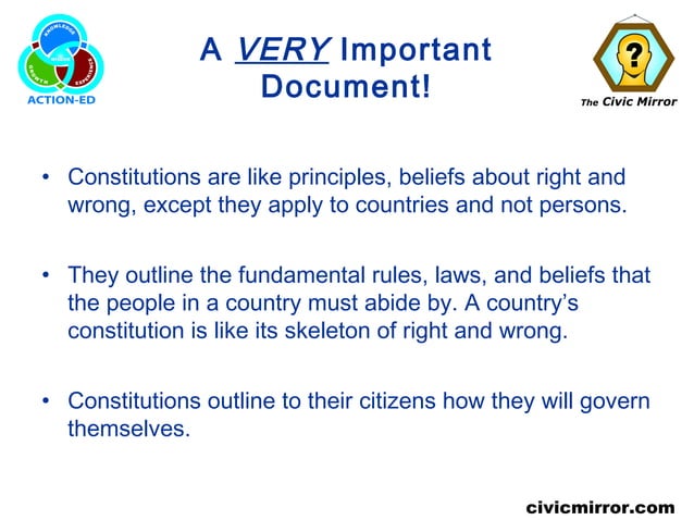 Civic Mirror Constitution | PPT