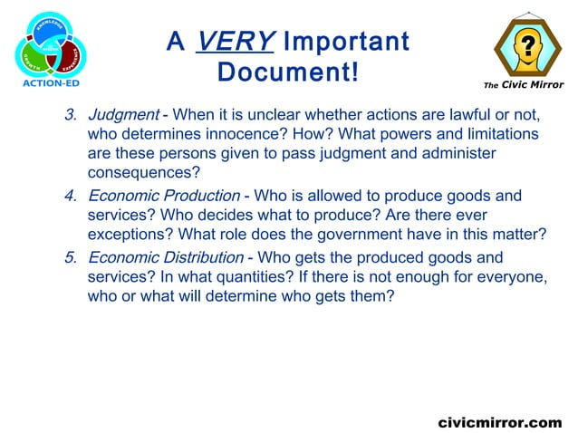 Civic Mirror Constitution | PPT