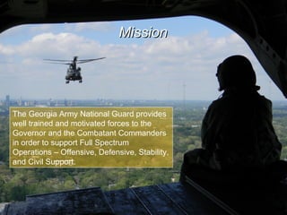 Army National Guard Civic Organization Brief | PPT