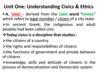Civic ppt 1 | PPT