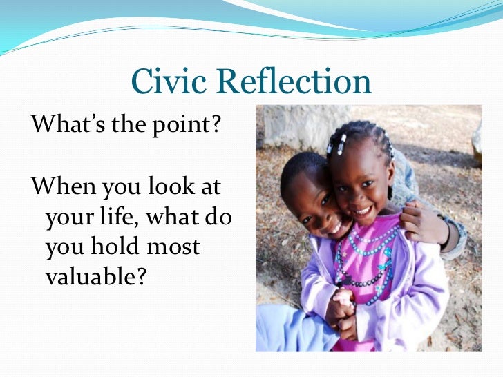 Civic reflection
