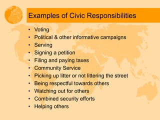 Civic responsibility by fola daniel adelesi | PPTX