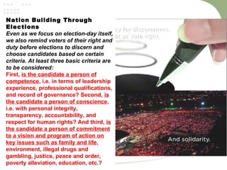 Civic responsibility & the elections | PPT