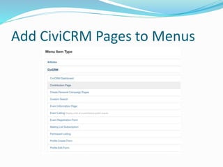 CiviCRM and CMS Integration | PPT