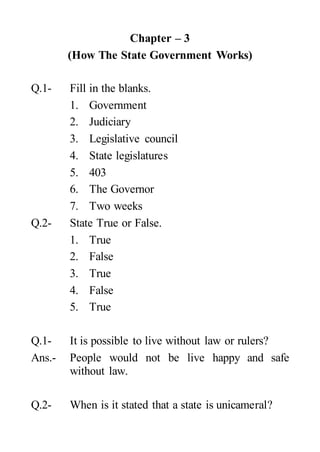 Cambridge Social Science, Class 7 Civics | DOCX