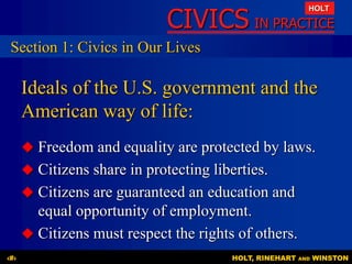Civics ch.1 we the people | PPT | Civic affairs | Politics
