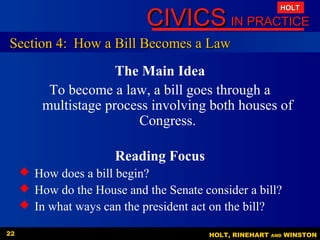Civics ch.5 legislative branch | PPT