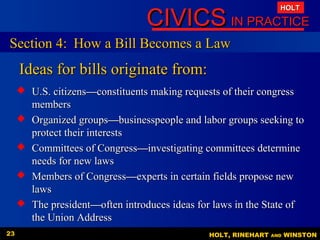 Civics ch.5 legislative branch | PPT
