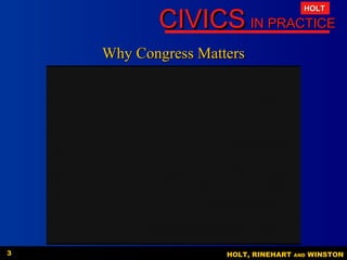 Civics ch.5 legislative branch | PPT