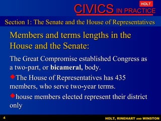 Civics ch.5 legislative branch | PPT