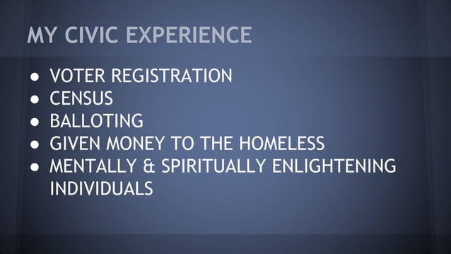 Civics 101 introduction | PPT