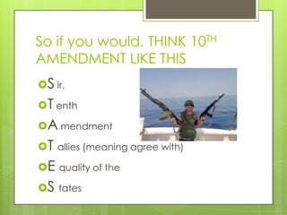 Civics 10th amendment project | PPT
