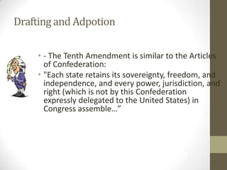 Civics 10th amendment project | PPT
