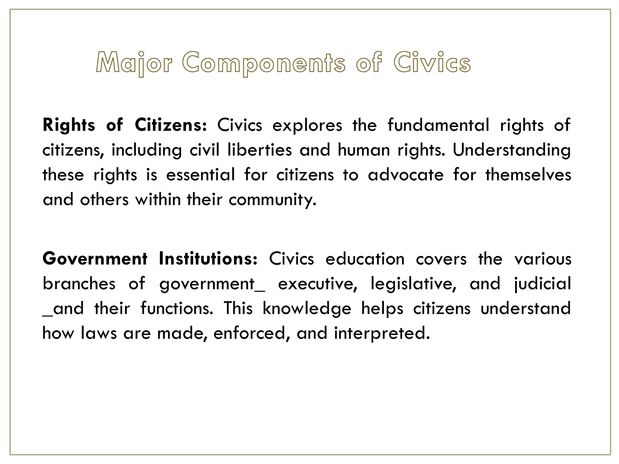 Civics_1st Week.pdfHPLC.pptx do go blue do so do ho u do do go | PDF