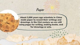 Civics 8 - Group 3 Chinese Civilization Contributions.pptx