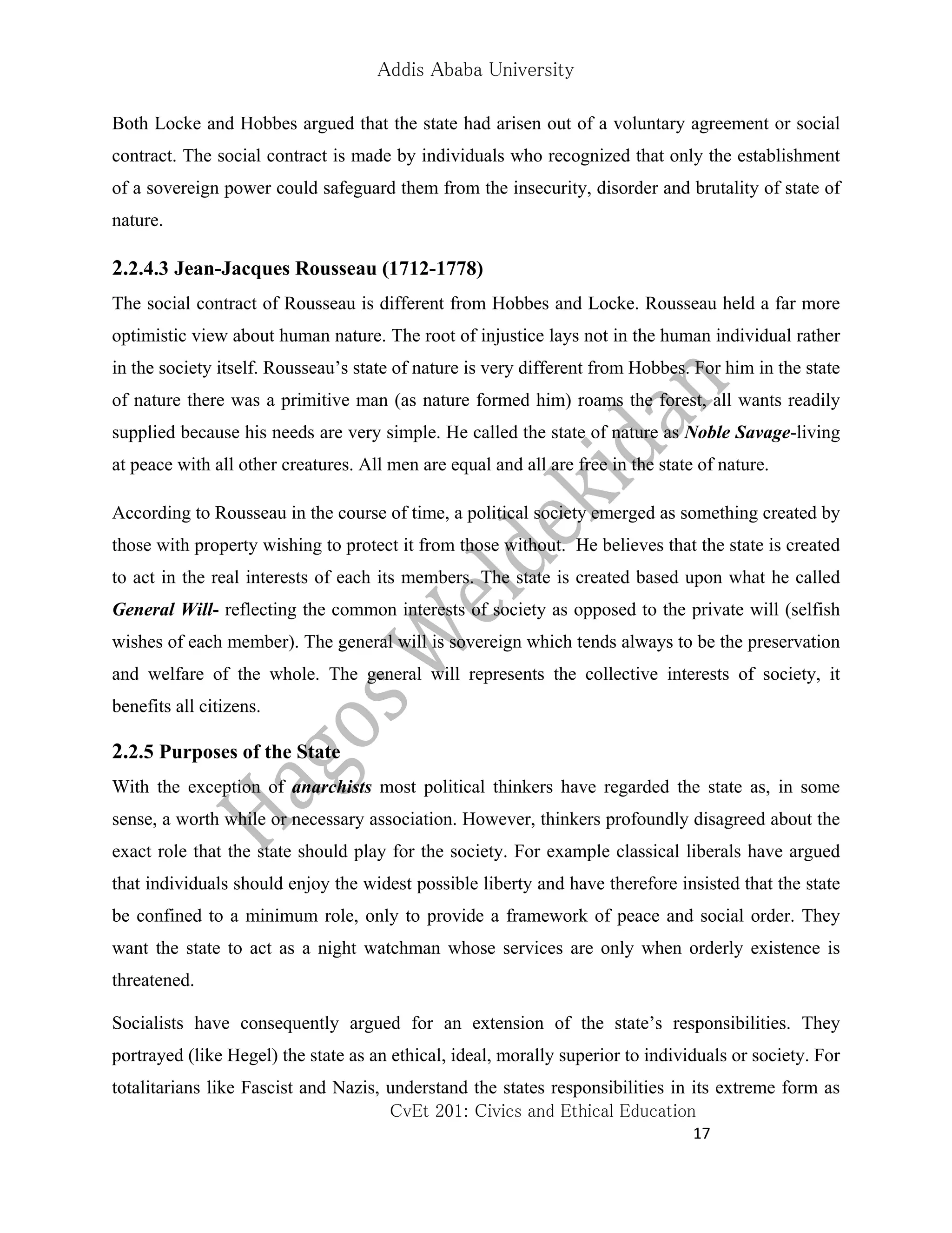 Civics and ethical education cv et 201 | PDF