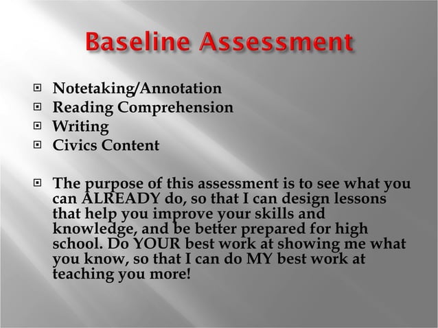 Civics day 4 baseline assessment lp | PPT