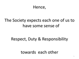 Civic sense | PPTX