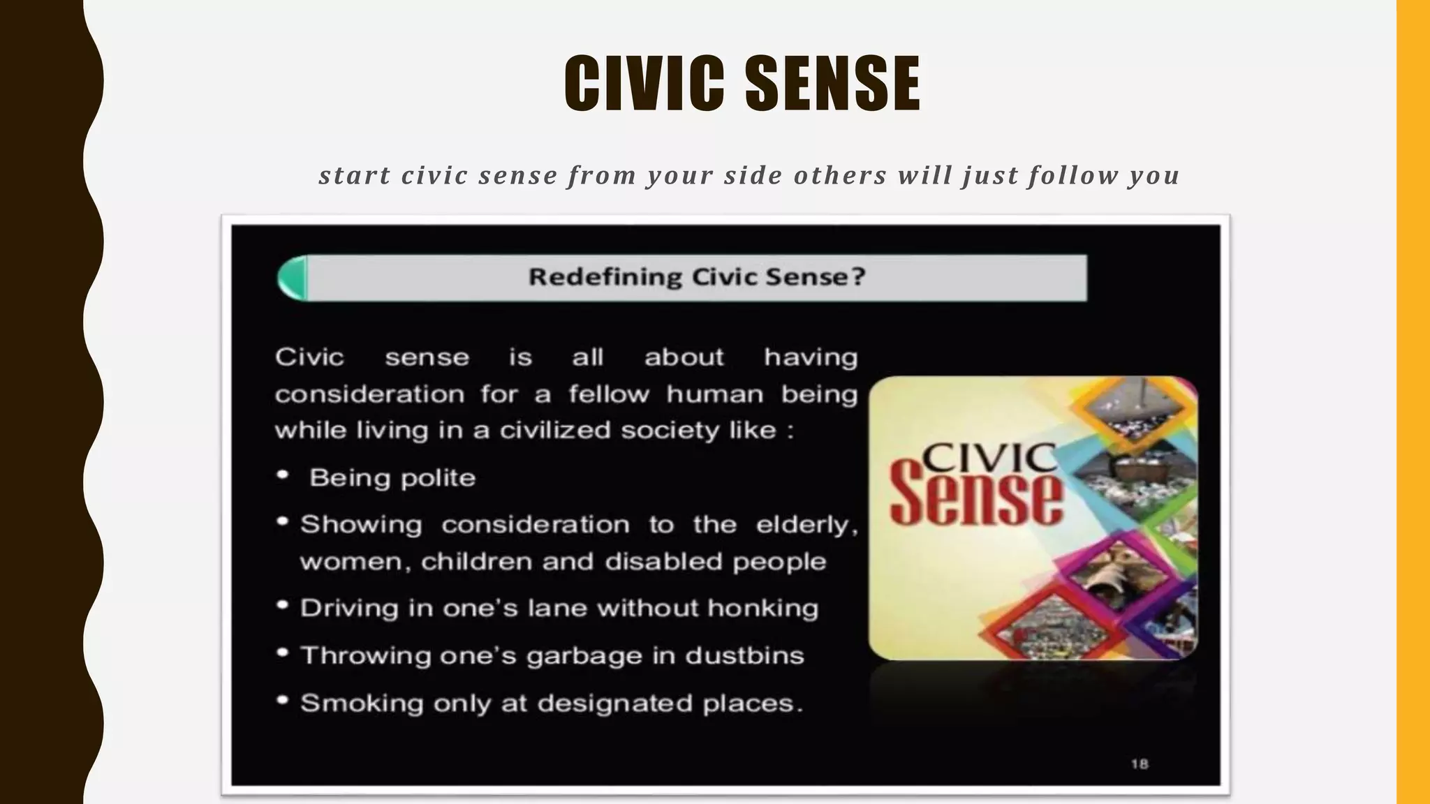 Civic sense | PPTX