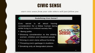 Civic sense | PPTX
