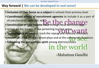 Civic Sense in India by Anuj kumar | PDF
