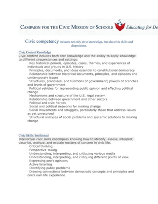 Civic skills & competencies | DOC