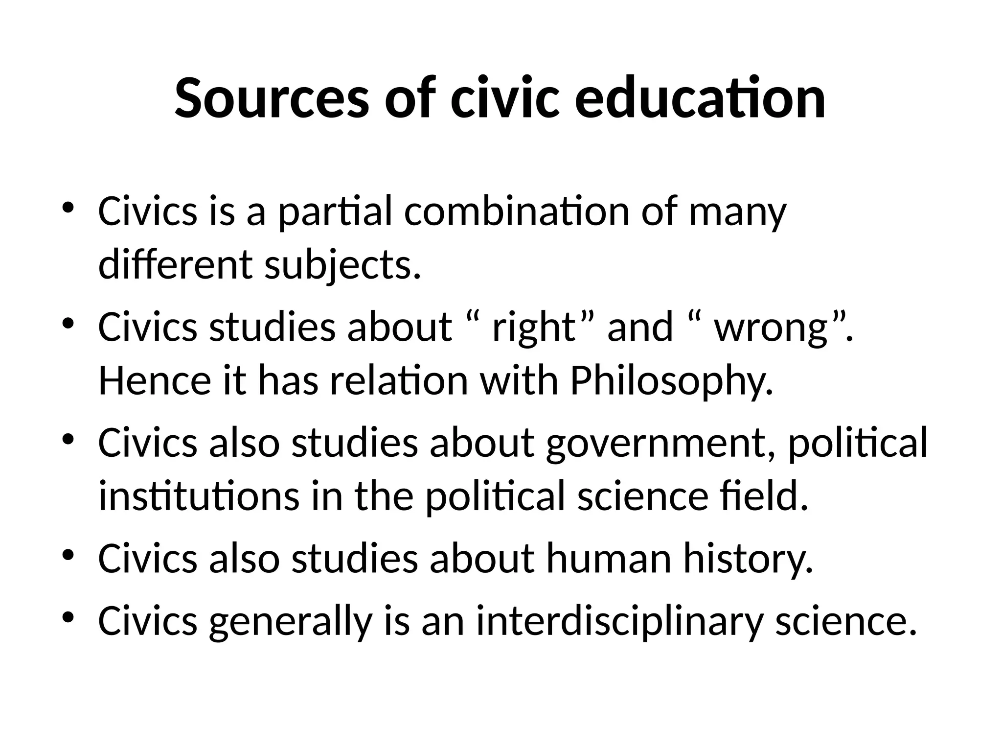 civics and moral education freshman pptx | PPTX