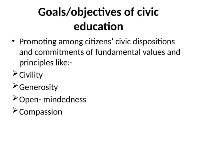 civics and moral education freshman pptx | PPTX | Education