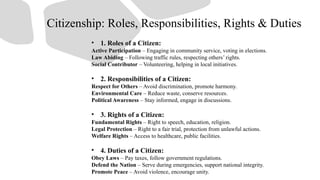 civics and community engagement governemnt | PPTX