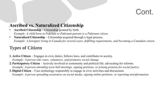 civics and community engagement governemnt | PPTX