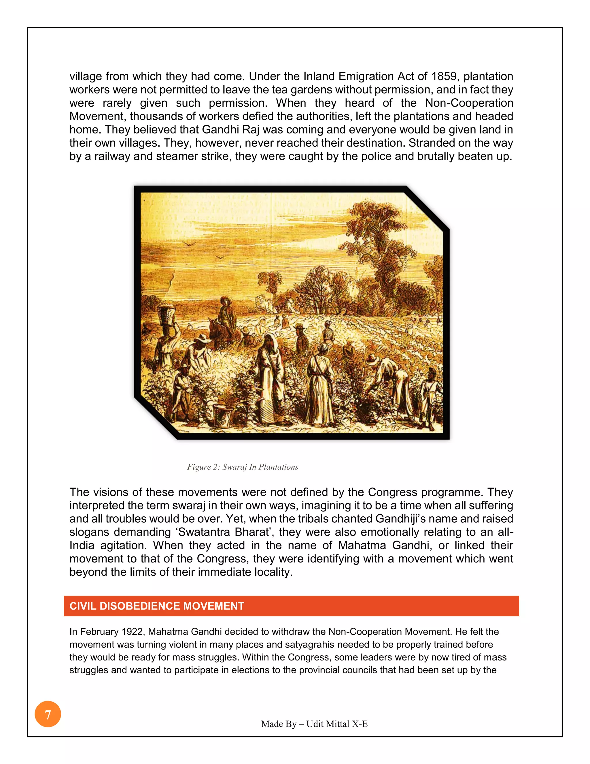 Nationalism In India ( Project) | PDF