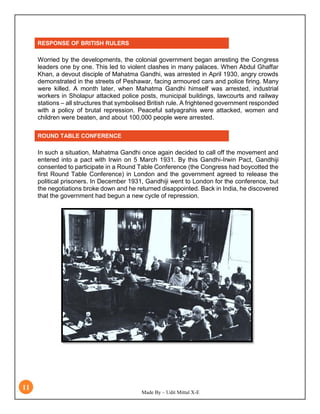 Nationalism In India ( Project) | PDF