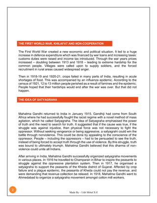 Nationalism In India ( Project) | PDF