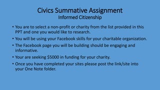 Civics summative 2015 | PPT