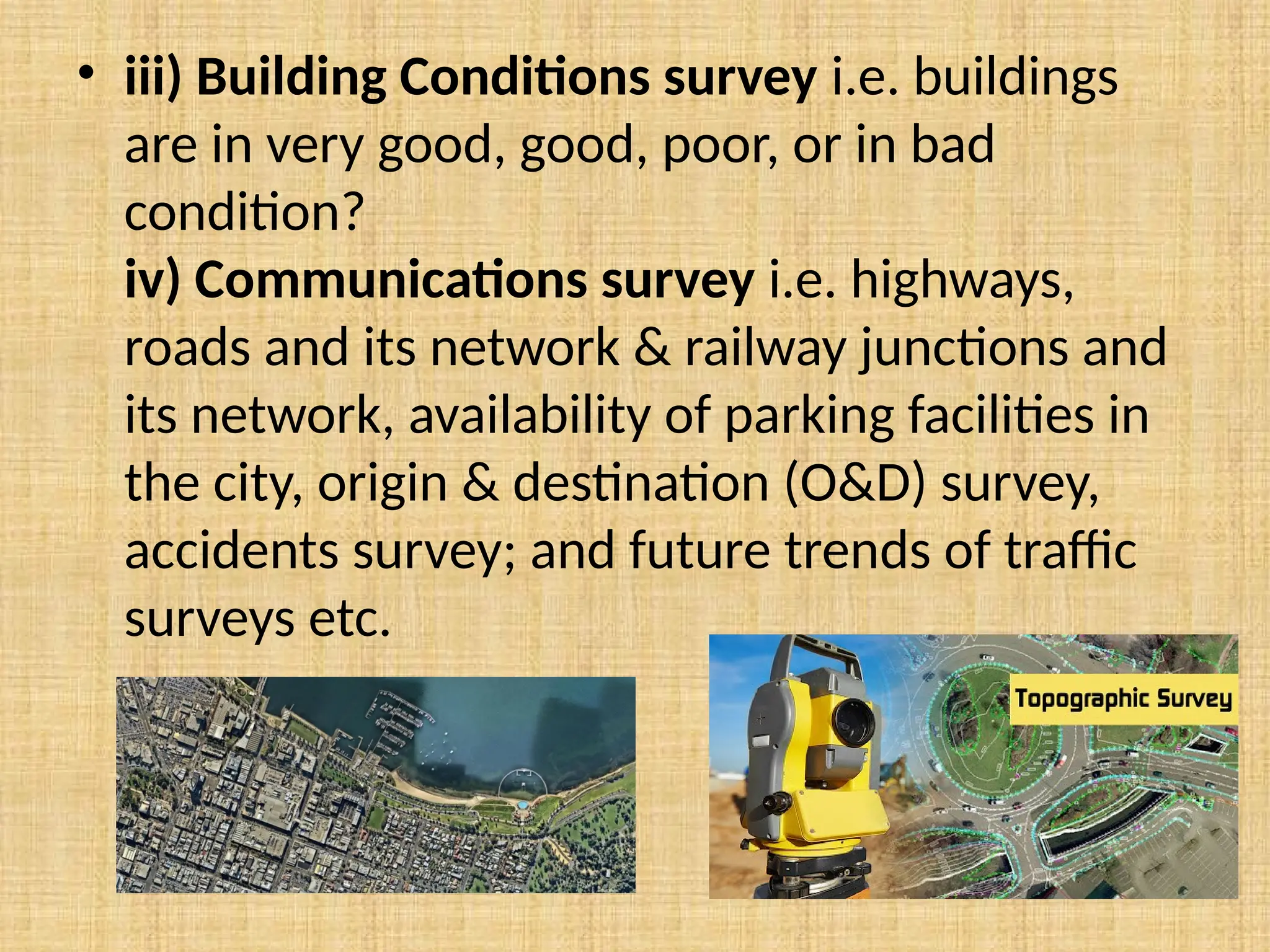 Civic Surveys used in civil engineering.pptx