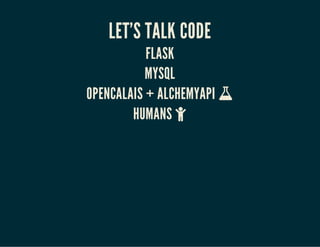 Civic Tech, Open Data and Python | PPT