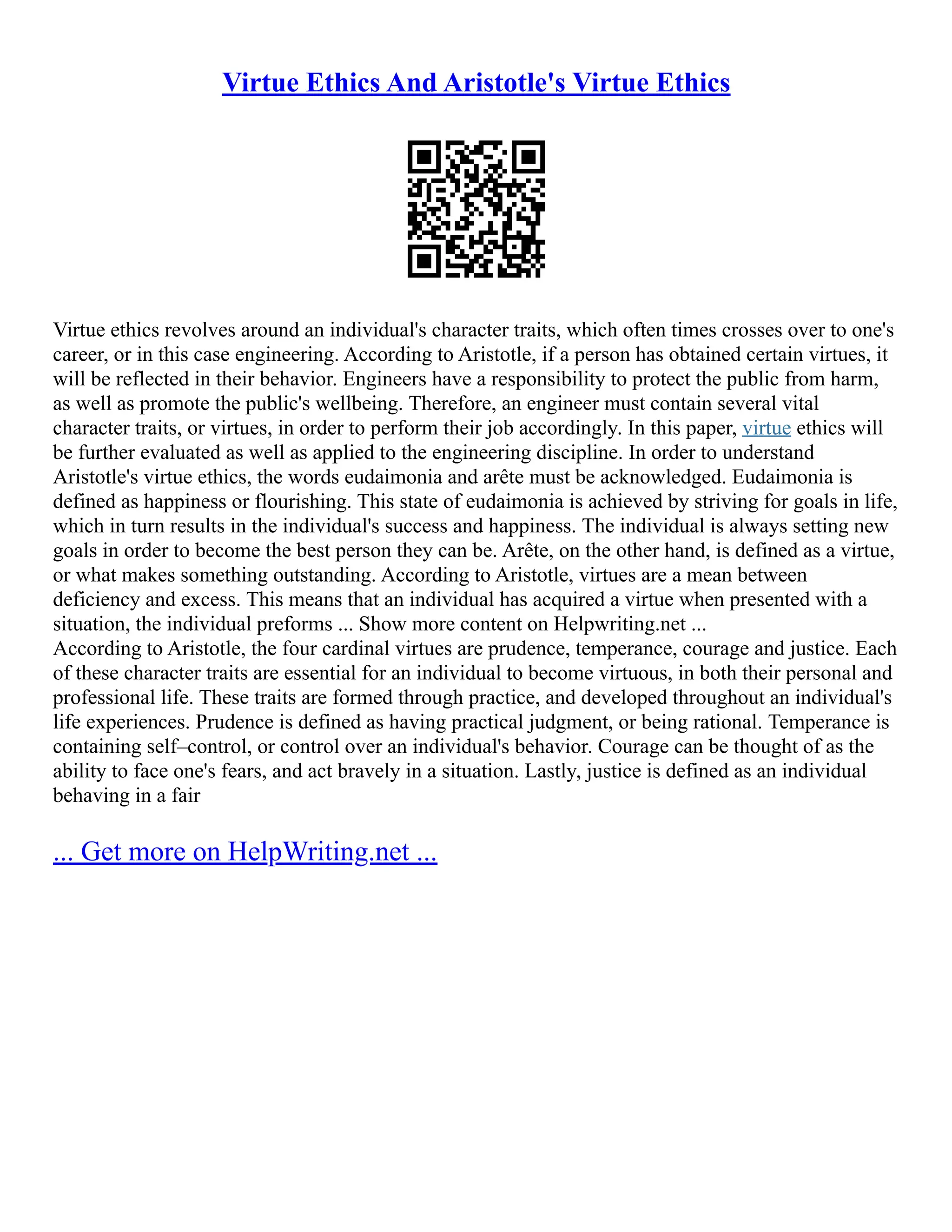 Civic Virtue | PDF