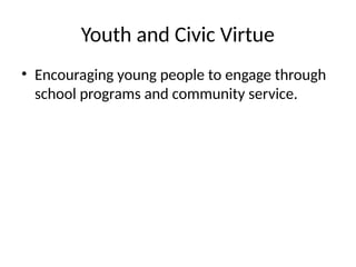Civic virtue abot as a professional power pont | PPTX