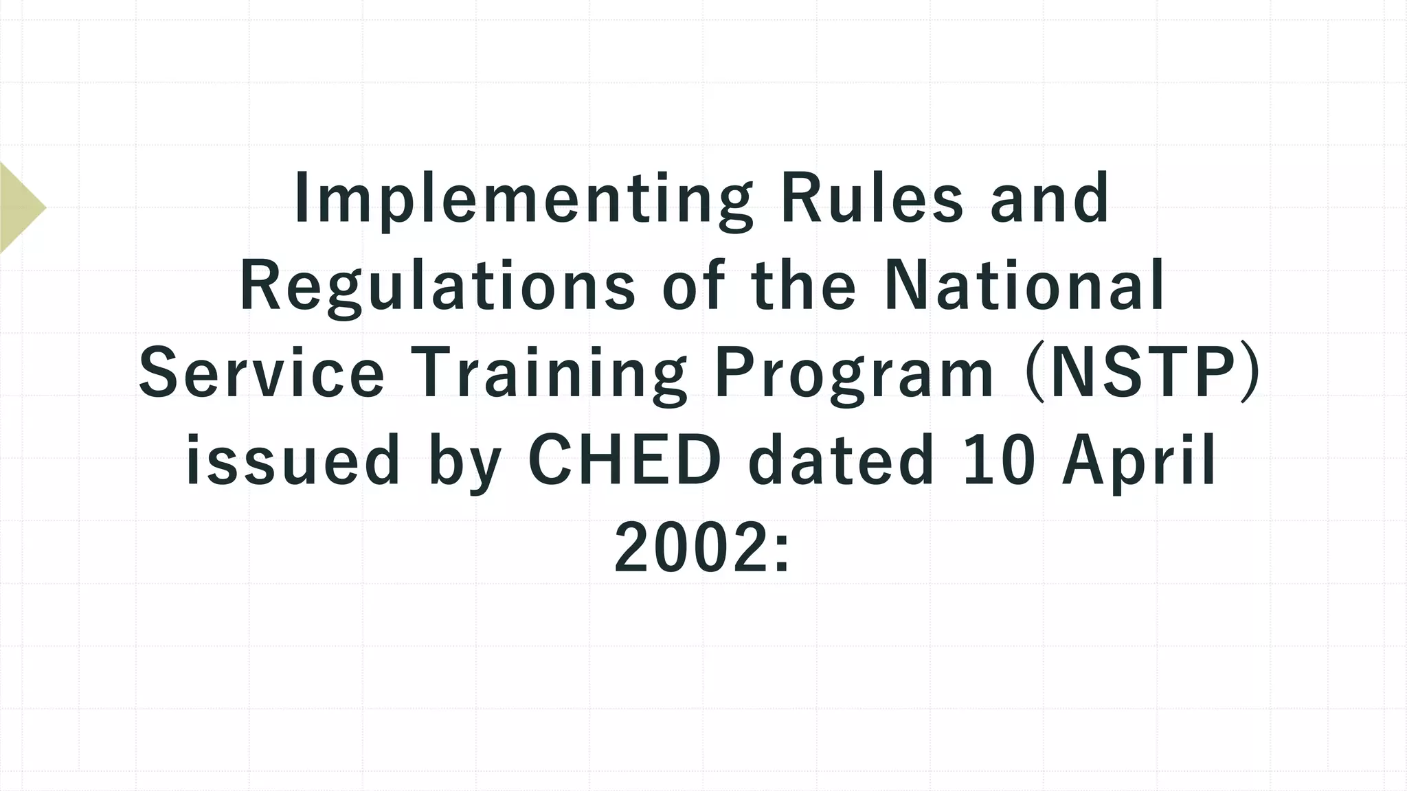 CIVIC WELFARE TRAINING SERVICE Lecture No. 1.pptx