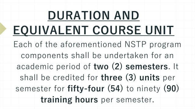 CIVIC WELFARE TRAINING SERVICE Lecture No. 1.pptx | Vocational Training ...