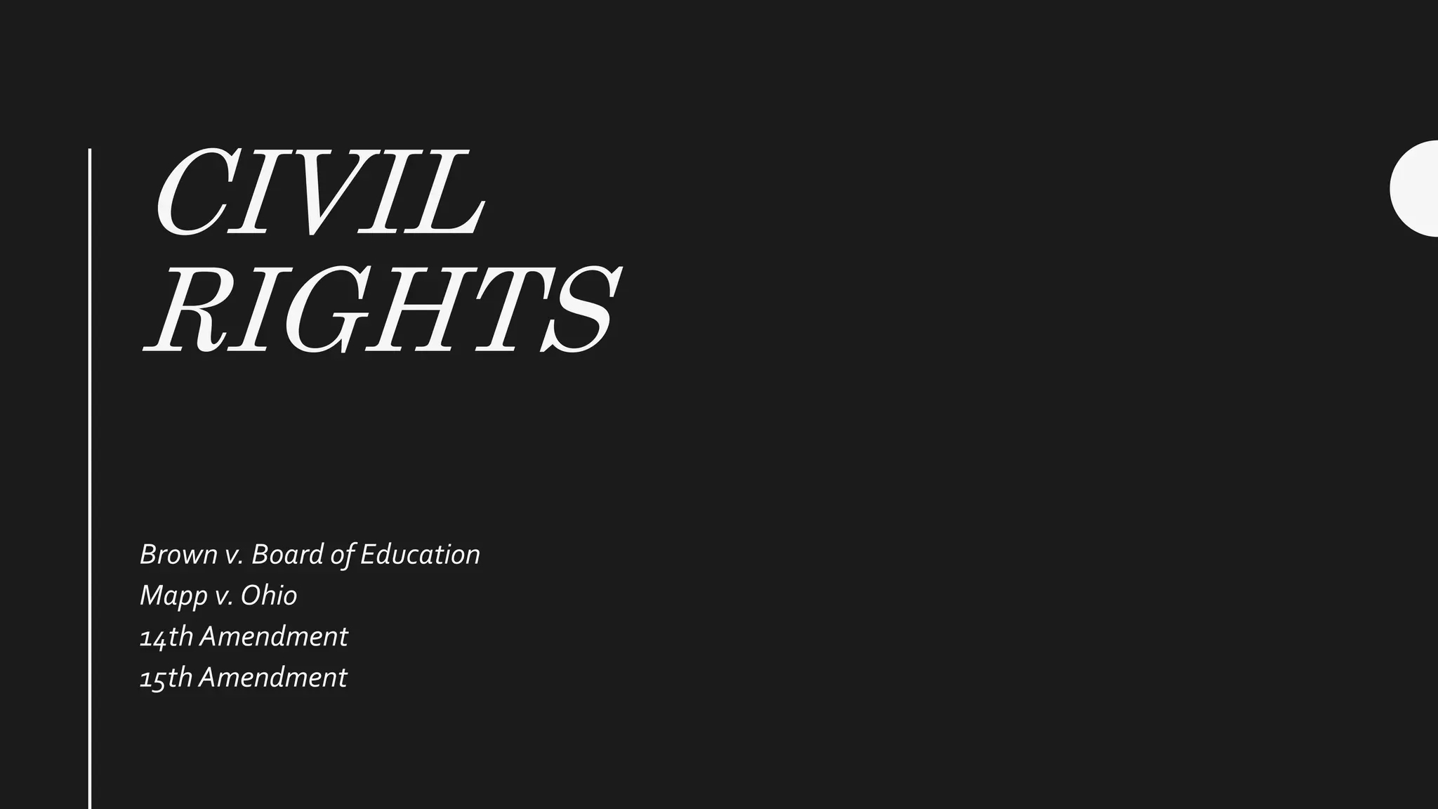 Civil Rights Presentation | PPTX